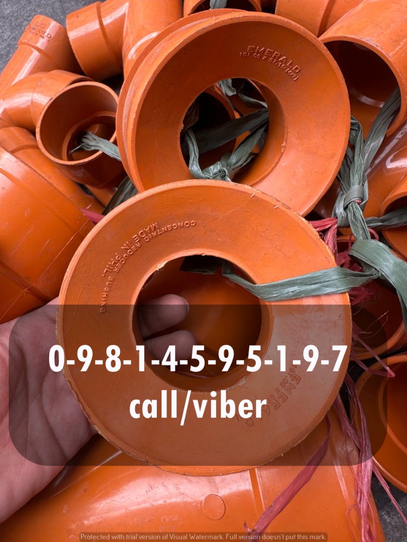 PVC Bushing/Coupling Reducer Orange, Furniture & Home Living, Furniture ...