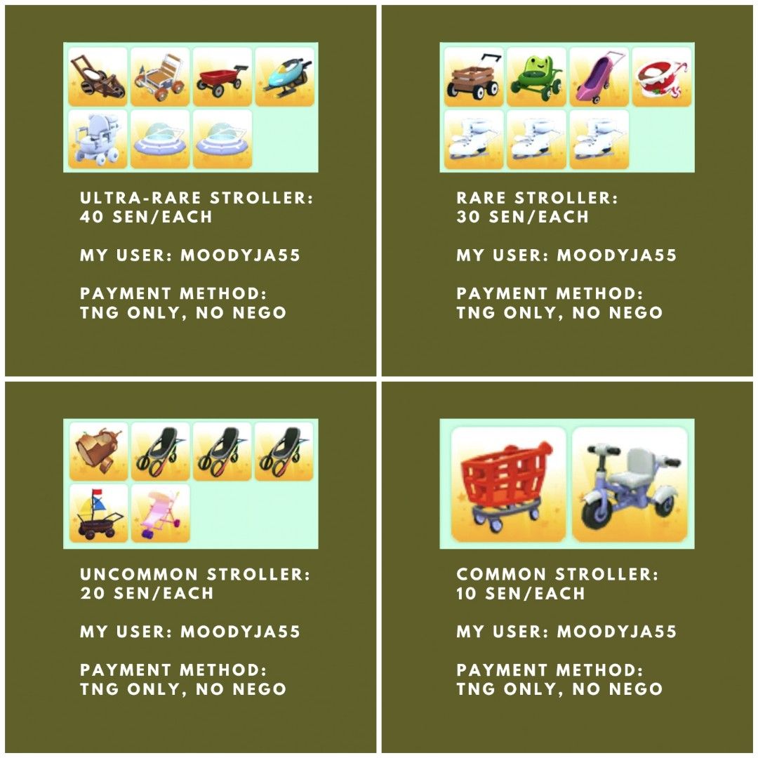 Roblox Adopt Me Stroller : cheap!!, Video Gaming, Video Games, Others ...