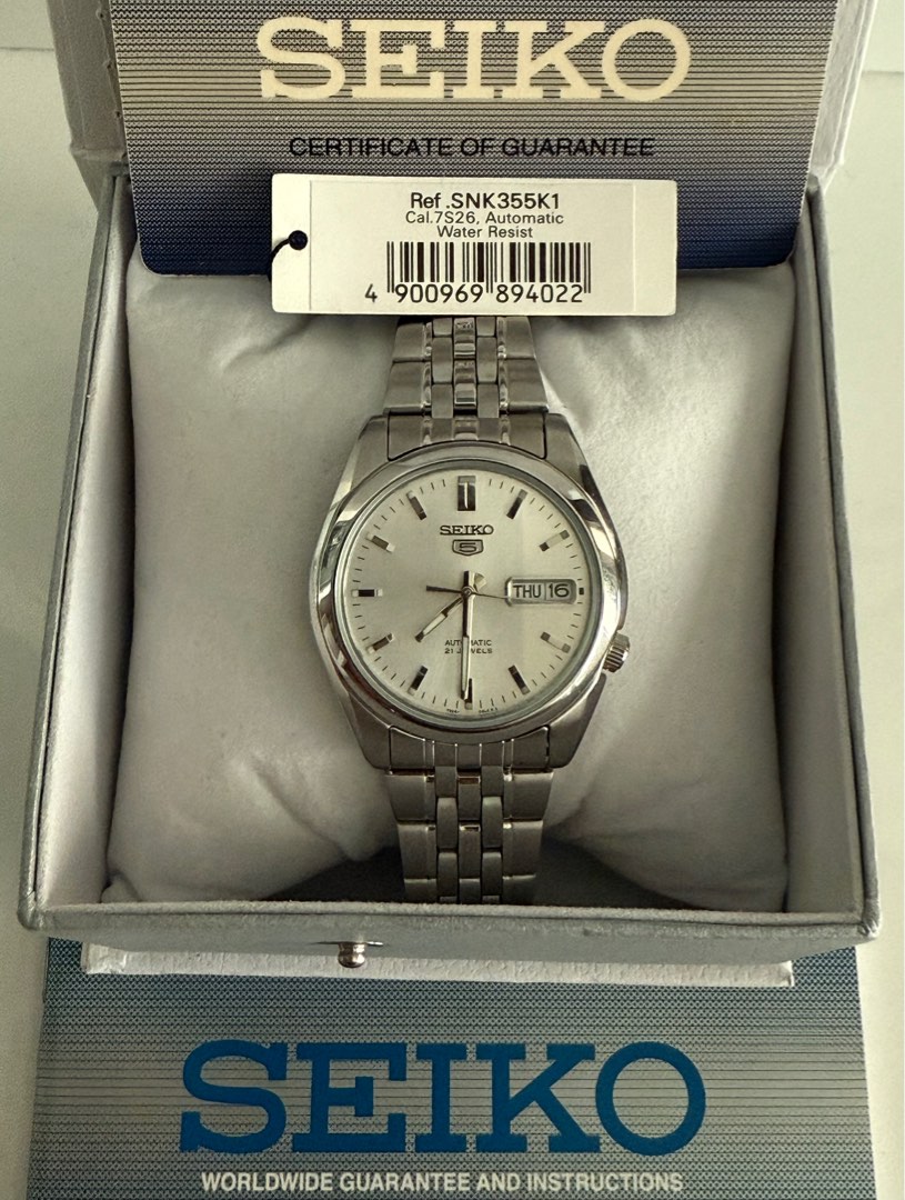 Seiko 5 SNK355 way better than Baby Sarb SNKL41, Men's Fashion, Watches ...