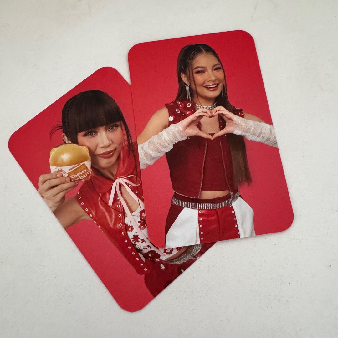 [SET] macolet jollibini photocard set maloi colet burger jollibee ...