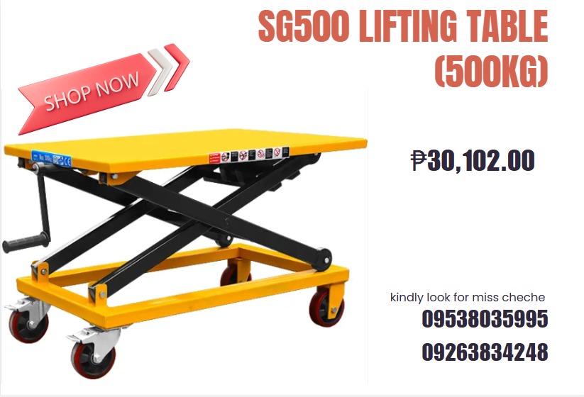 SG500 Lifting Table (500KG), Everything Else, Others on Carousell