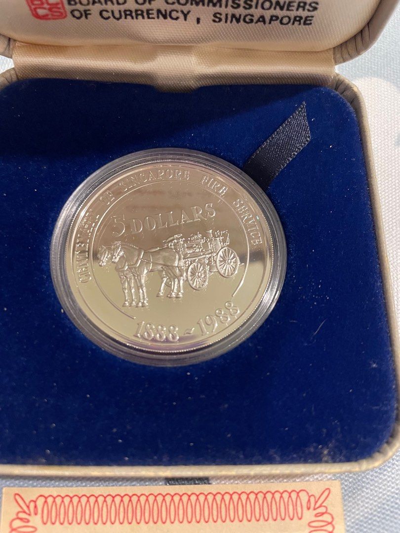 Singapore 1988 $5 Sterling Silver Proof Coin on Carousell