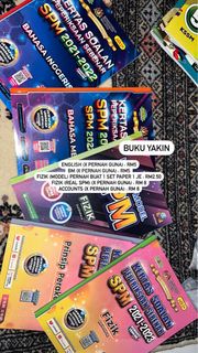 REVISION BOOKS FOR SPM MATHS , SCIENCE , SEJARAH, Hobbies & Toys, Books ...