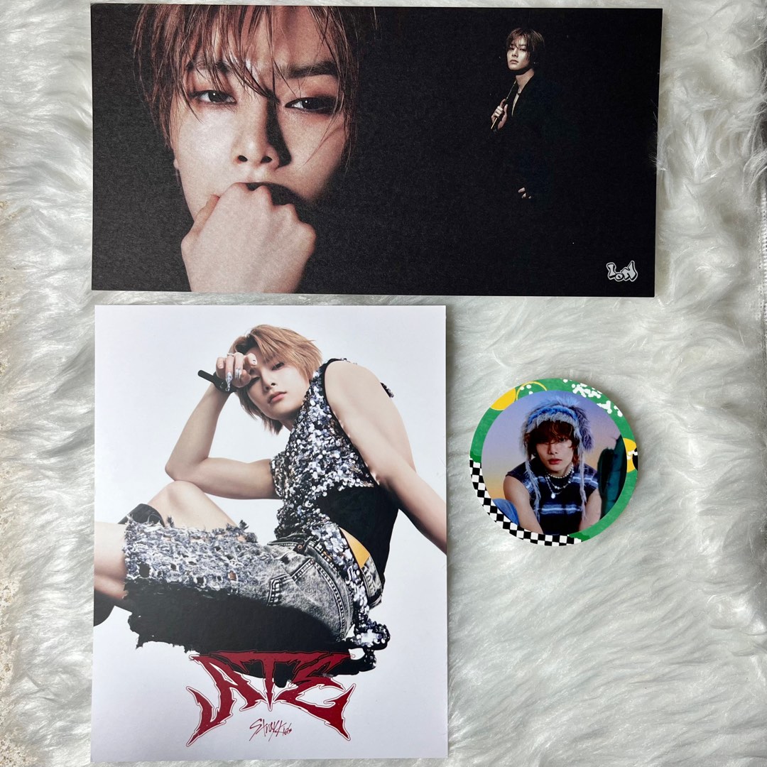 [Stray Kids] I.N ATE Album Inclusions Sticker and Postcard Set, Hobbies ...