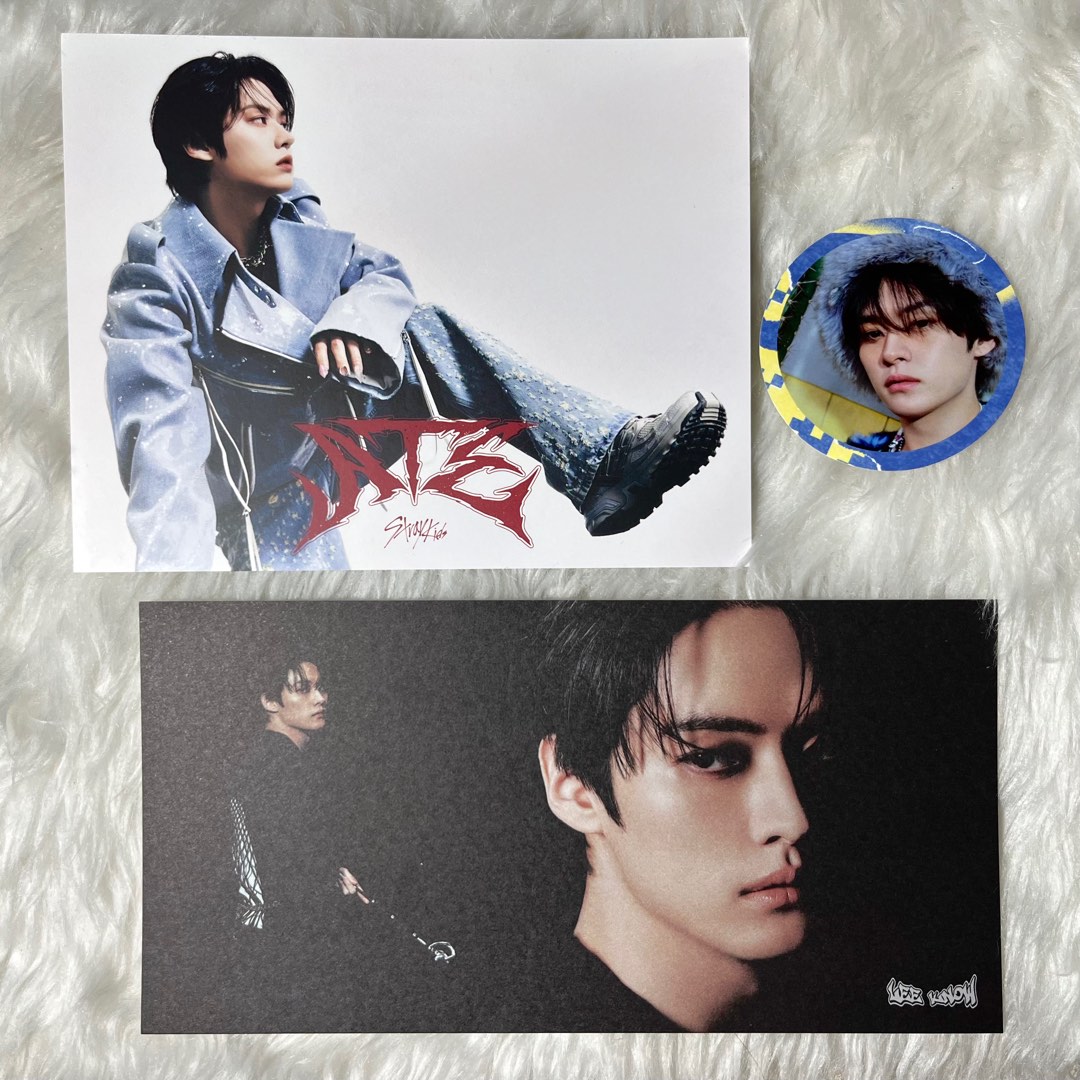 [Stray Kids] Lee Know ATE Album Inclusions Sticker and Postcard Set ...
