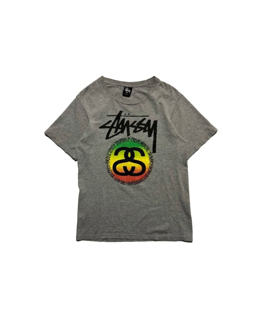 STUSSY RASTA LOGO, Men's Fashion, Tops & Sets, Tshirts & Polo Shirts on ...