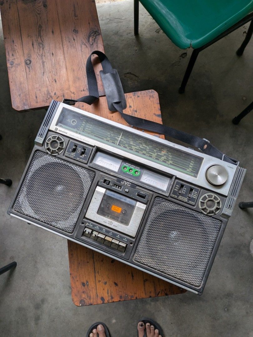 Tape boombox jadul jvc, Antik, Pajangan di Carousell