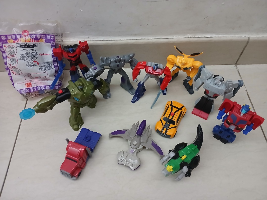 Transformers McDonald's Prime Armada Robots in Disguise Animated series Optimus Prime Megatron ...