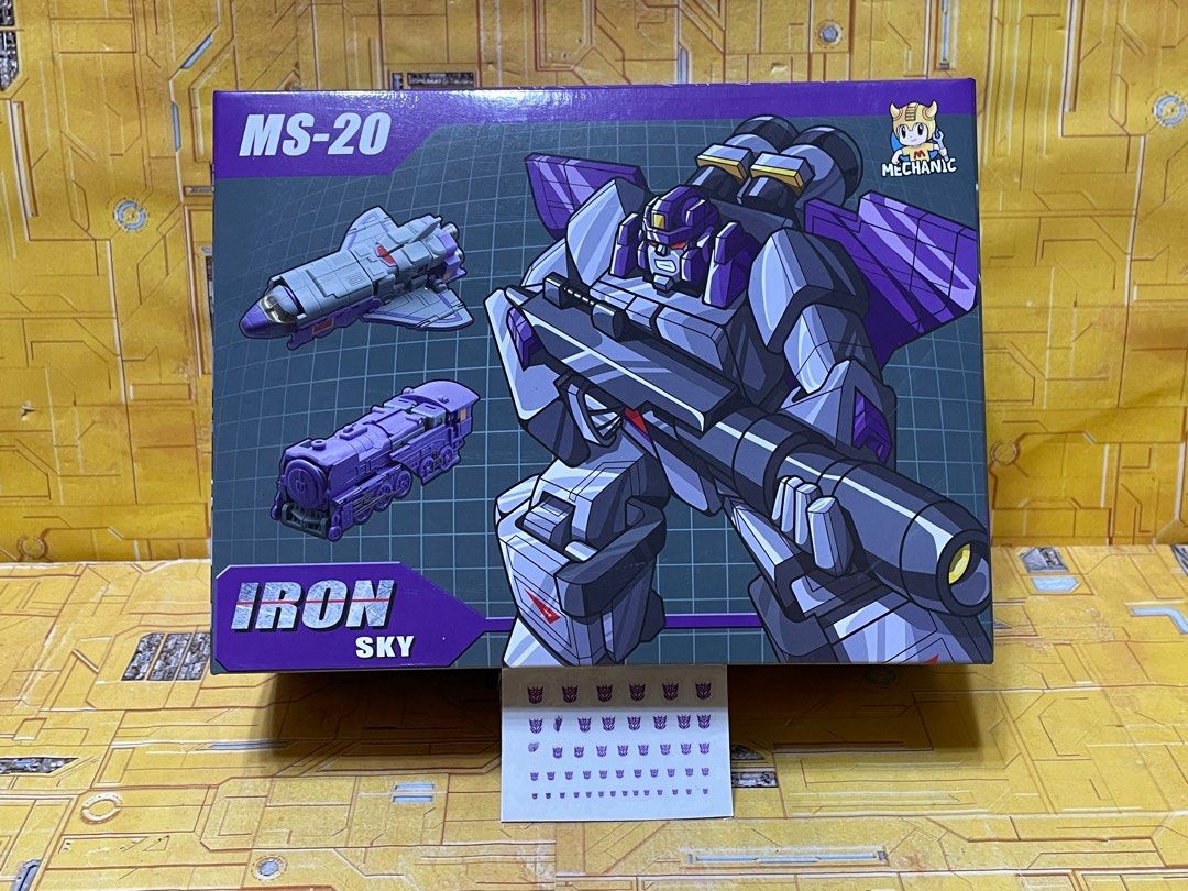 Transformers Mech Fans Toys MFT Mechanic Studio - MS-20 MS20 Iron Sky ...