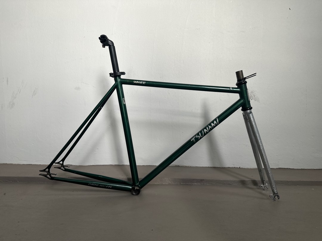 Tsunami SNM4130 Frameset for fixie fixed gear bicycle single speed bike ...