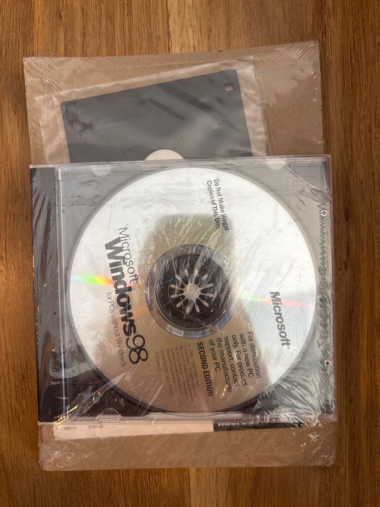 Vintage Windows 98 Second Edition with Original Shrink Wrap, Computers ...
