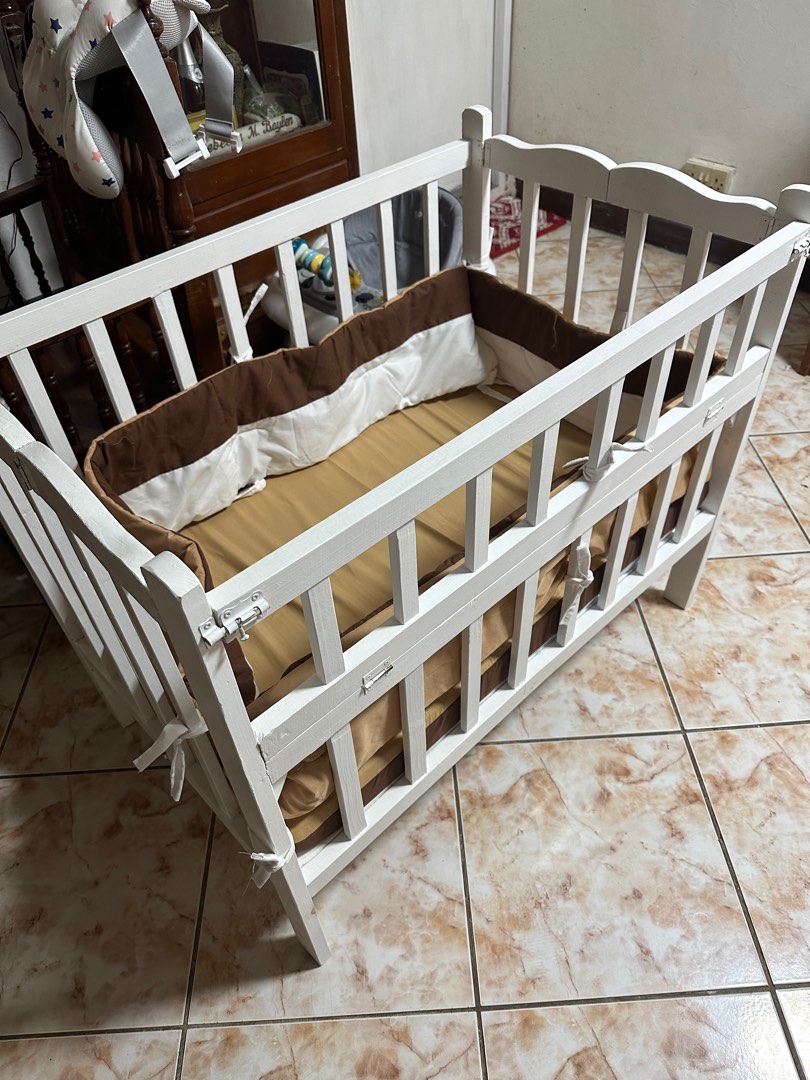 Wooden Crib, Babies & Kids, Baby Nursery & Kids Furniture, Cots & Cribs ...