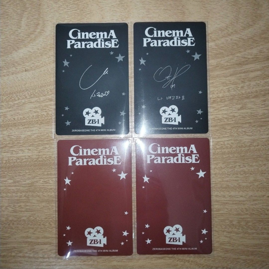 WTS zb1 zerose ver album pc jiwoong yujin hao gunwook hanbin unit pc ...