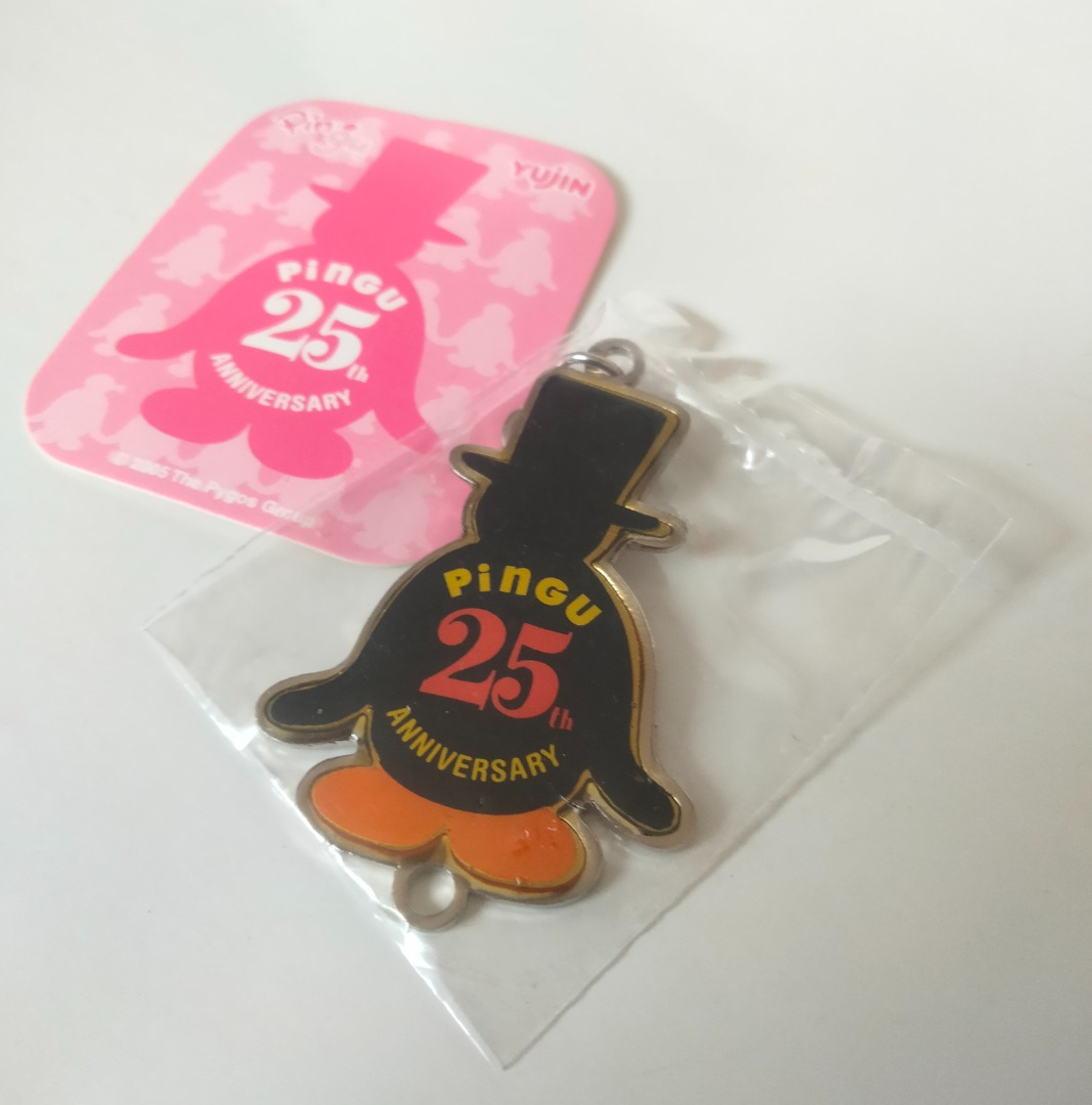 Yujin 2005 Pingu 25th Anniversary Metal Plate Charm, Hobbies & Toys ...