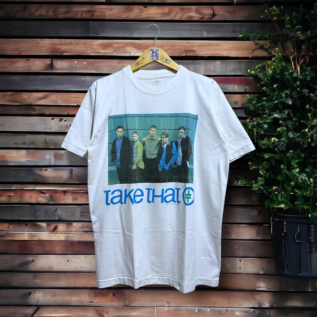 90s Take That - Everything Changes Tour 1993, Fesyen Pria, Pakaian ...