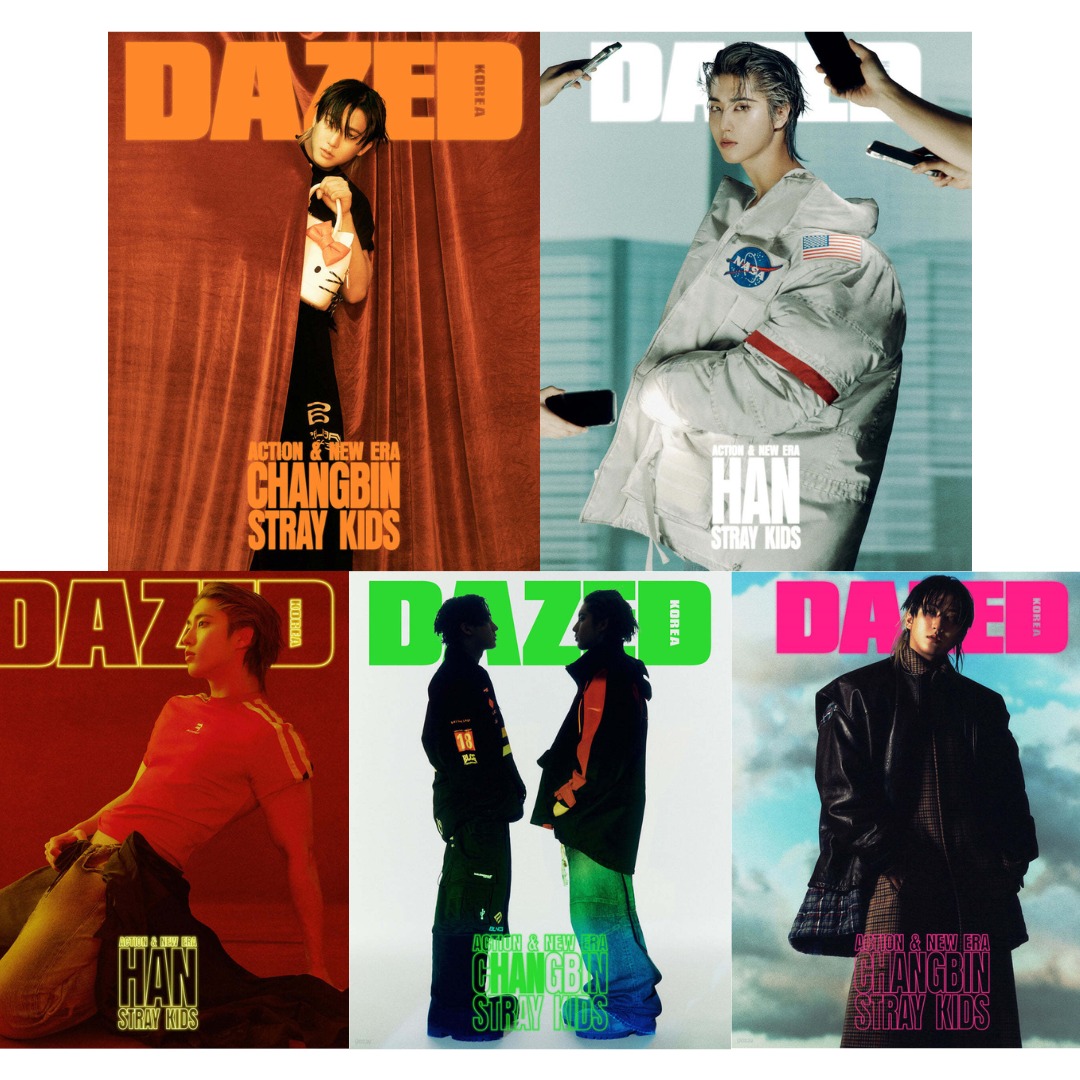 Pre-order 預訂｜韓星 K-pop 〗[ 無需2補！] [ 韓封雜誌｜Stray Kids SKZ Han Changbin 封面 ] Dazed & Confused ...