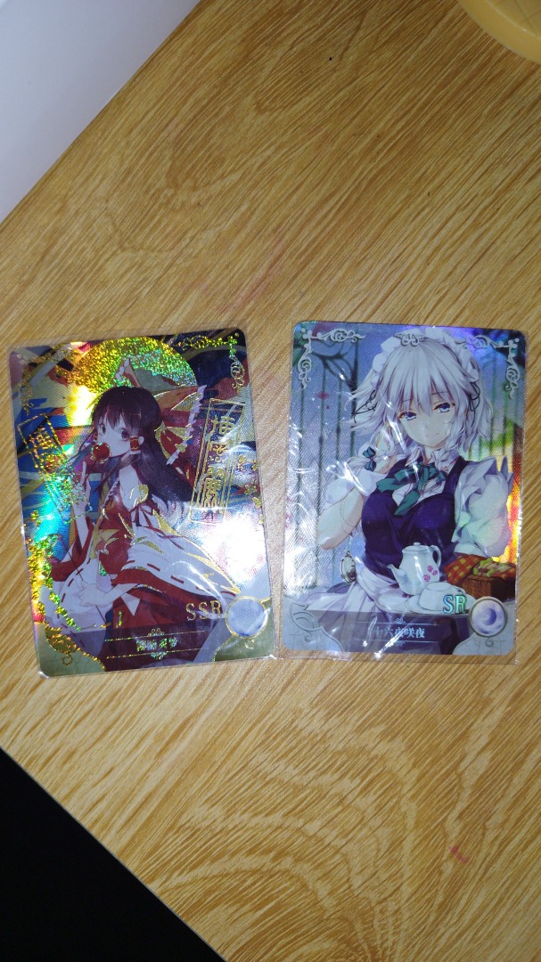 [ RM 20 ] Touhou Doujin Trading Card | Hakurei Reimu SSR & Sakuya ...