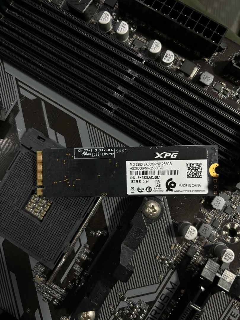 Adata SX 6000 Pro M.2 NVME Solid State Drive 256Gb, Computers & Tech ...