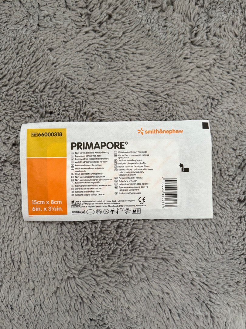 Adhesive wound dressing primapore 15cm x 8cm, Health & Nutrition ...