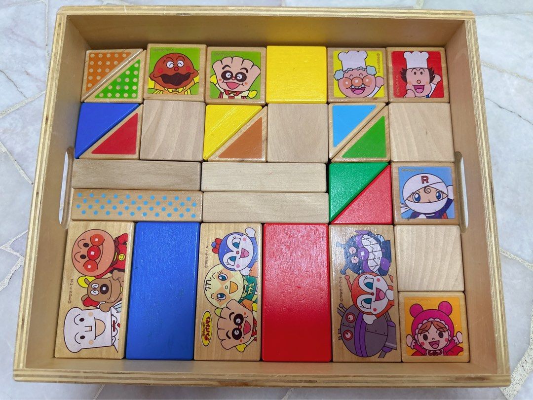 Vintage Anpanman building block, Hobbies & Toys, Toys & Games on Carousell