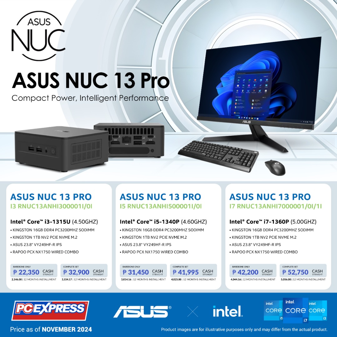 ASUS NUC 13 PRO I5 RNUC13ANHI500001I/0I, Computers & Tech, Desktops on ...