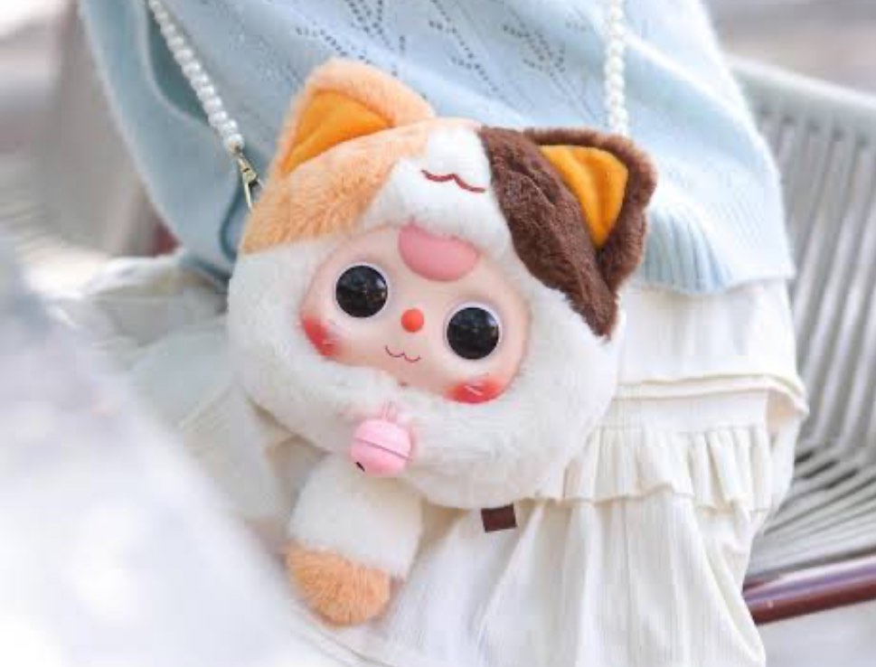 RUSH SALE!!!! Baby three calico cat moving eyes, Hobbies & Toys, Toys ...