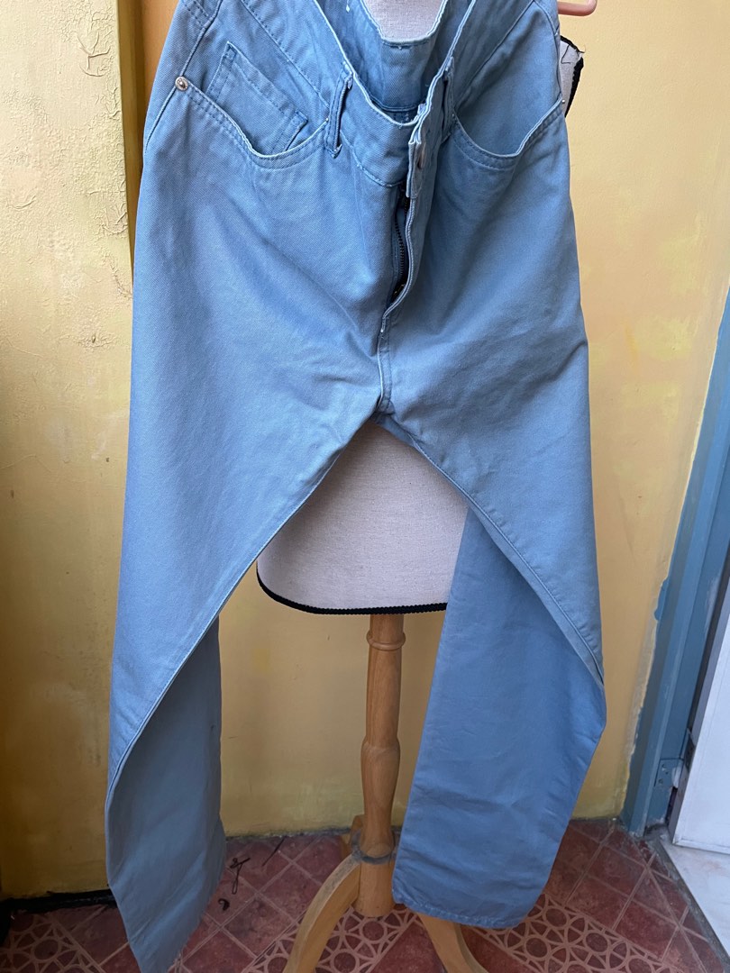 BENCH Light Blue Chinos-MEN , Men's Fashion, Bottoms, Chinos on Carousell