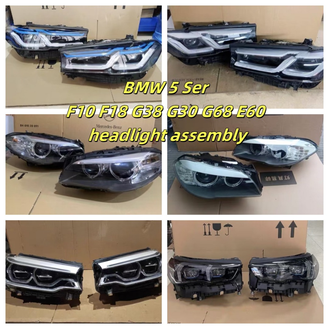 BMW 5 Series F10 F18 G38 G30 G68 E60 headlight assembly hernia ...