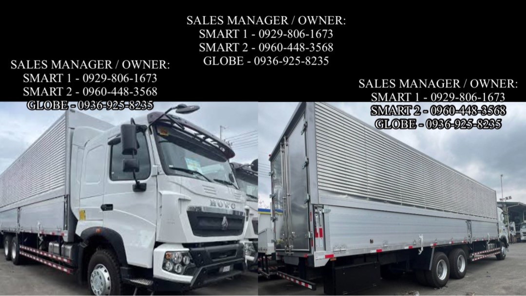 Brand New HOWO T7 Wing Van 10 wheeler euro 2. (Howo NX wing van and ...