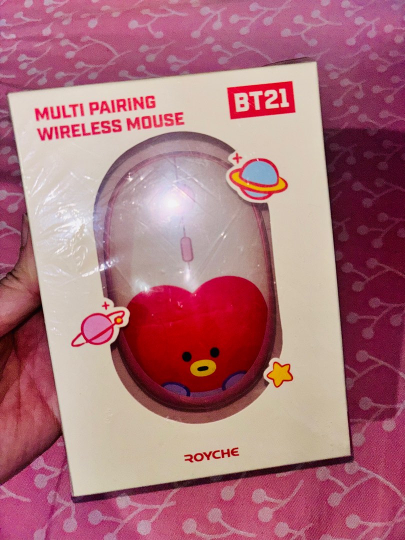 BT21 Tata Multi Pairing Wireless Mouse, Hobbies & Toys, Memorabilia ...