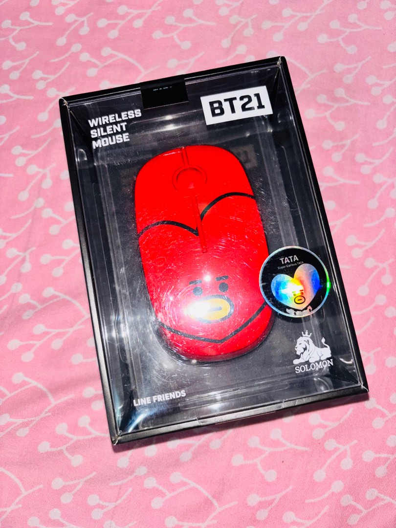 BT21 Tata Wireless Silent Mouse, Hobbies & Toys, Memorabilia ...
