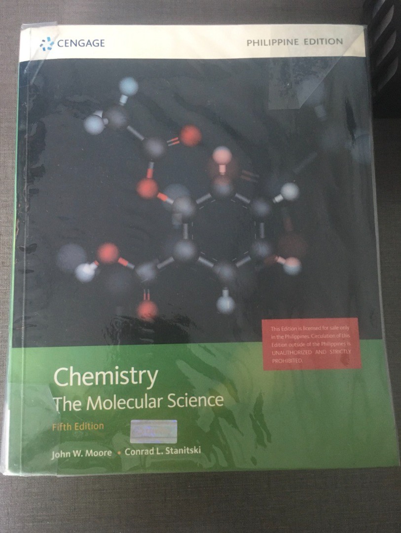 Chemistry The Molecular Science (5th edition) by Moore, Stanitski ...
