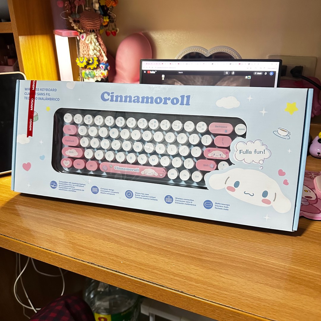 Cinnamoroll - Miniso Keyboard, Computers & Tech, Parts & Accessories ...