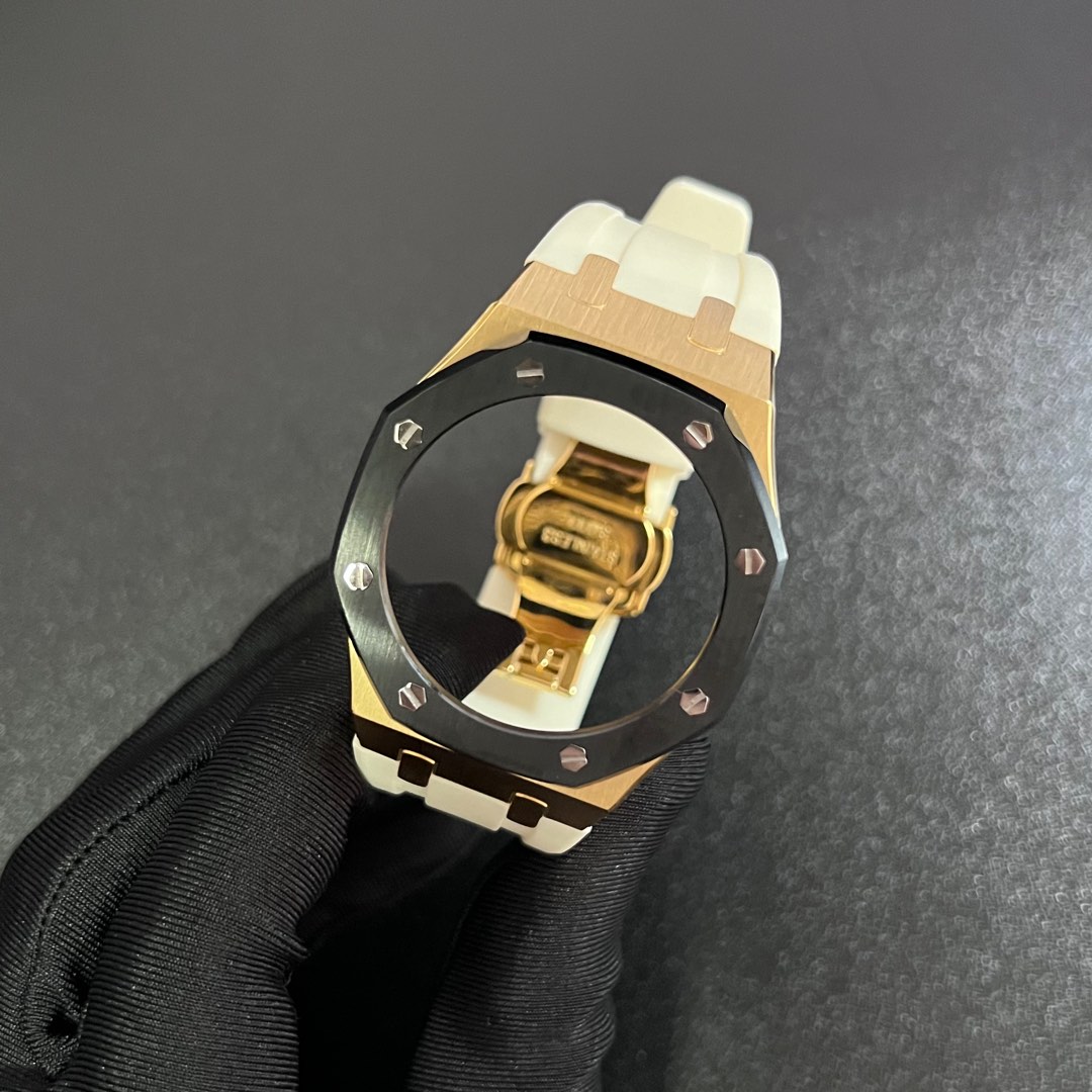 🔥CNY SALE🔥 G-Shock GA-2100 Mod Kit- Dual Tone Gold White, Men's Fashion ...