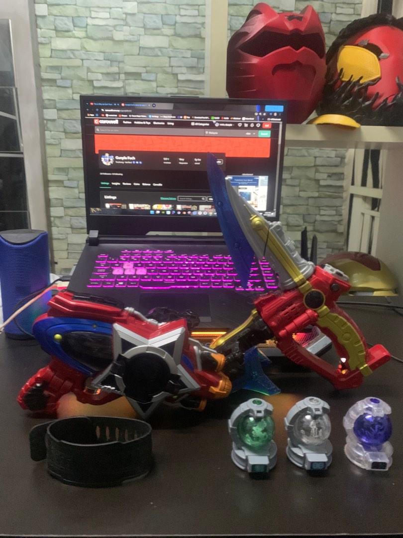DX kyuranger weapon set, Hobbies & Toys, Toys & Games on Carousell