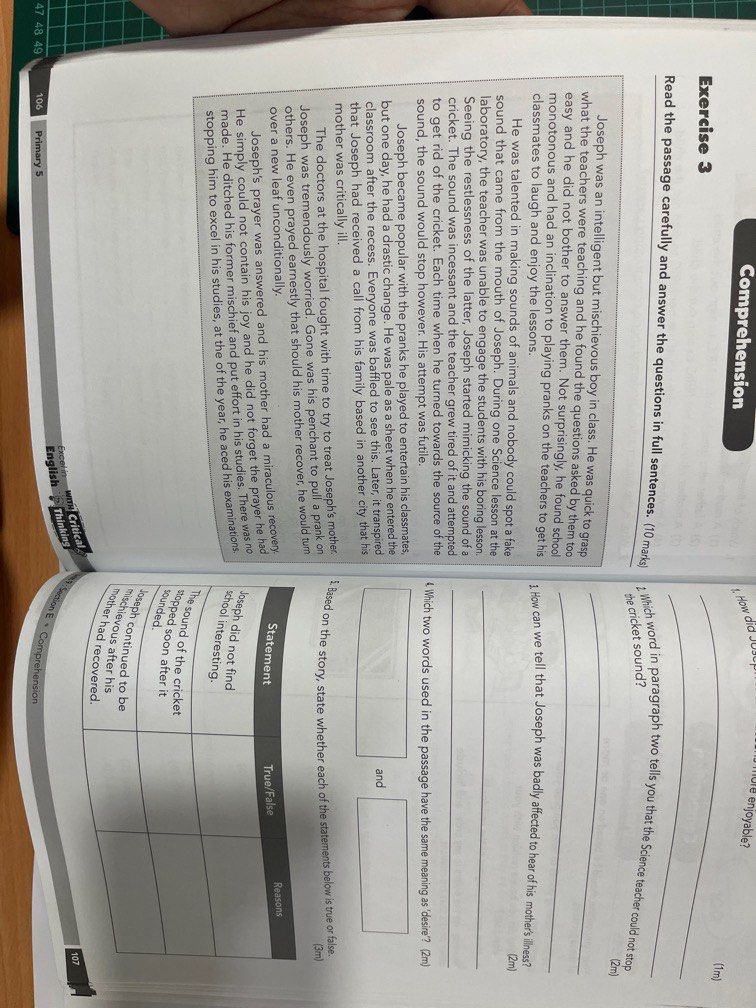 Excel in English Singapore Primary 5, Hobbies & Toys, Books & Magazines ...