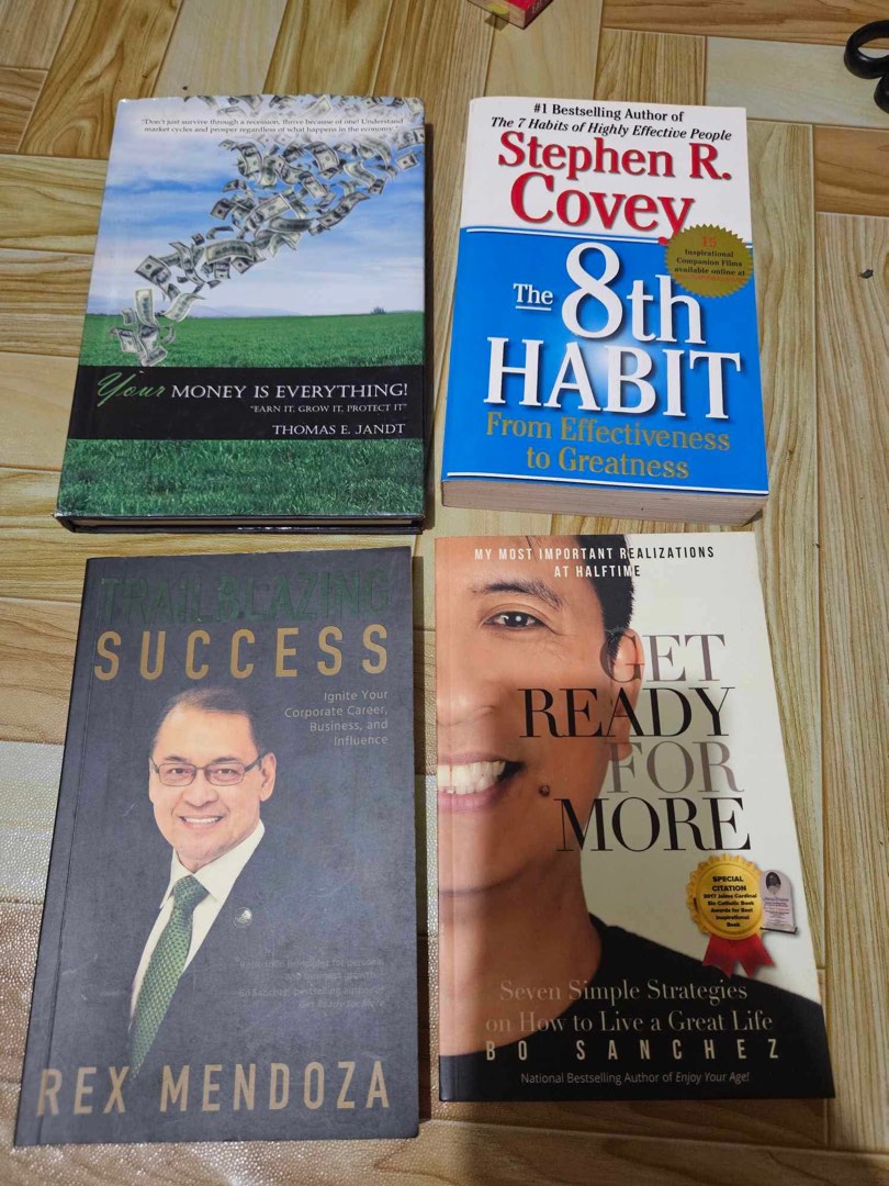 Financial literacy Books - Stephen Covey The 8th habit, Hobbies & Toys ...
