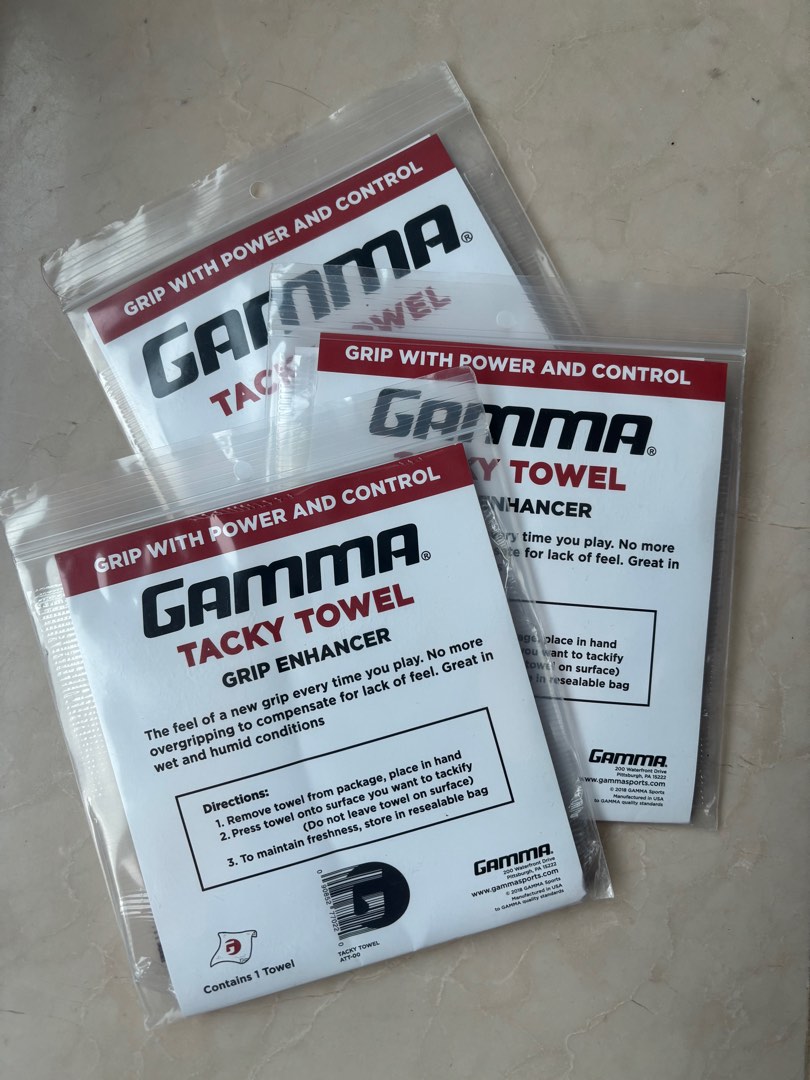 Gamma Tacky Cloth (3 avail) Tennis, Pickle Ball, Badminton, Sports ...