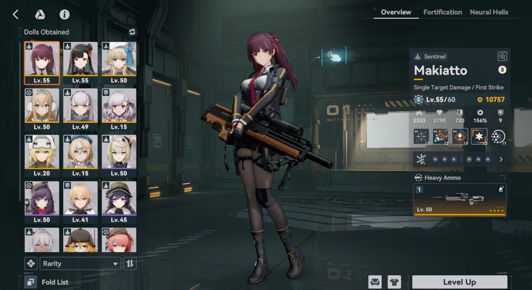 Girls Frontline 2 Exilium GFL 2 Main account Dolphin (Darkwinter ...