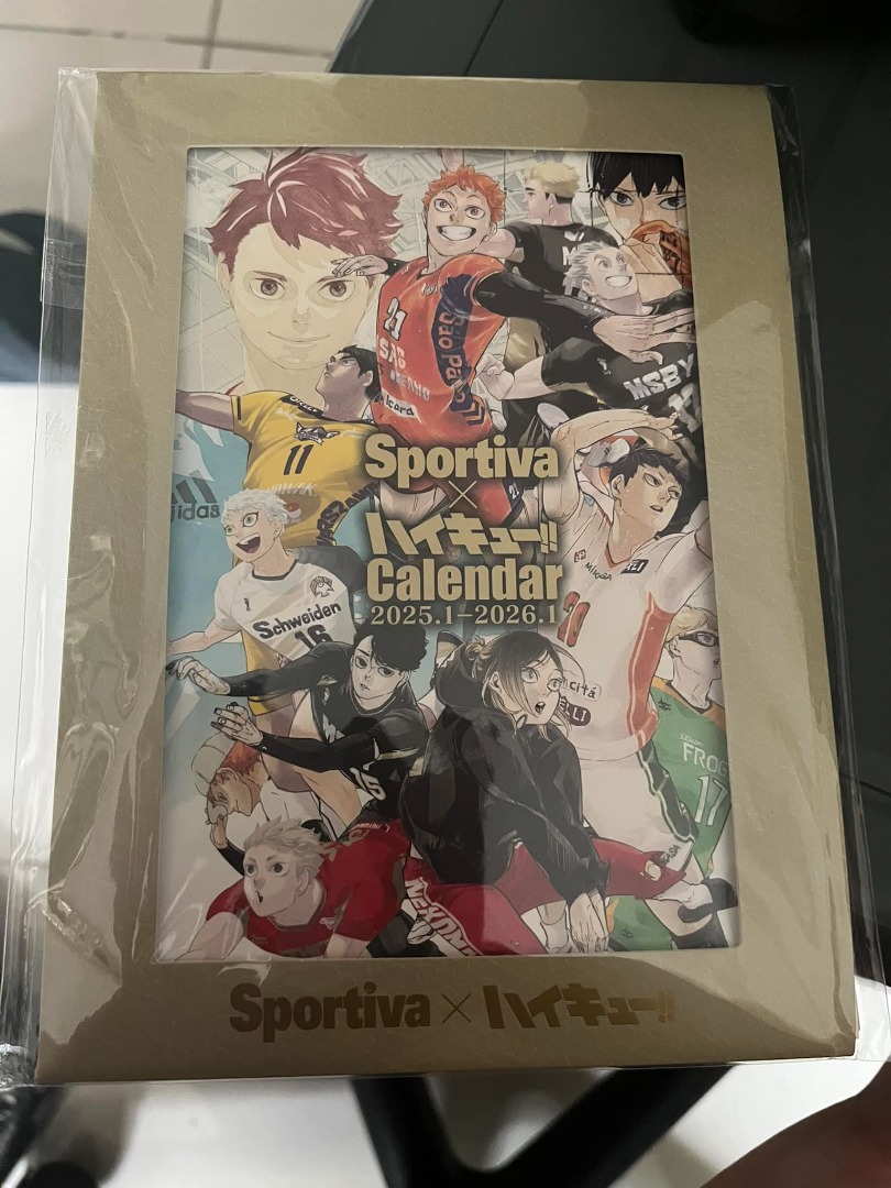 Haikyuu !! Sportiva Calendar 2025, Hobbies & Toys, Memorabilia ...