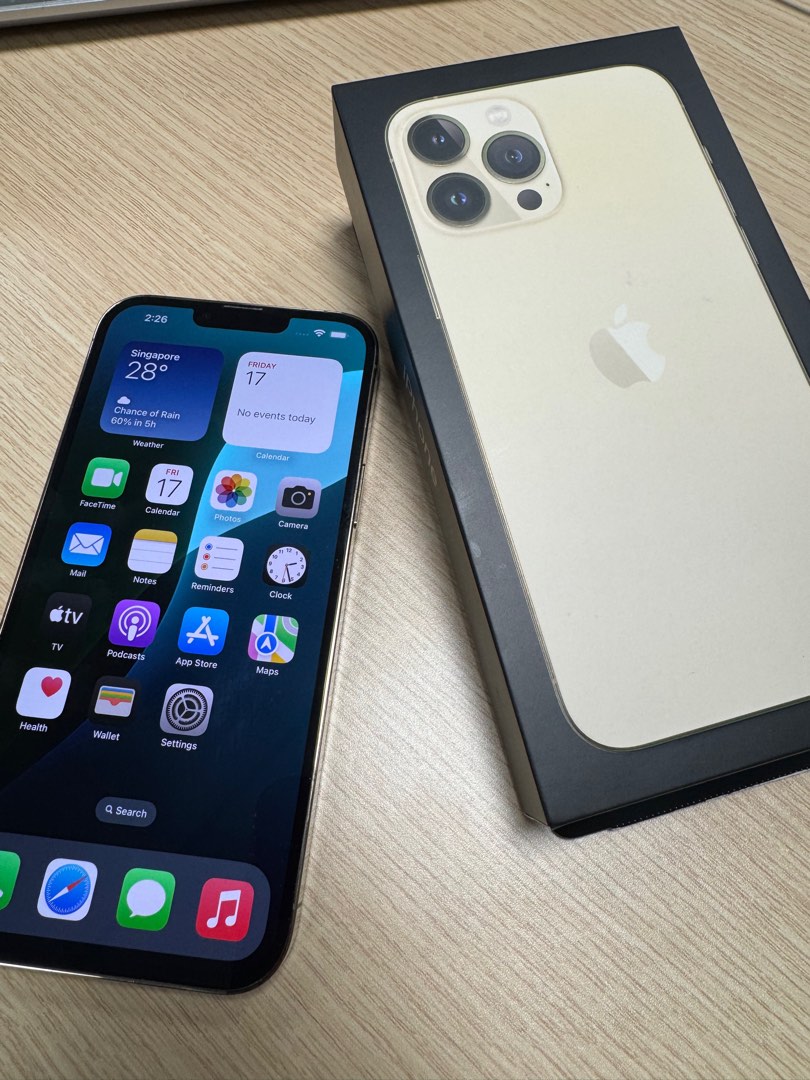 iPhone 13 Pro Max Gold 256GB, Mobile Phones & Gadgets, Mobile Phones ...