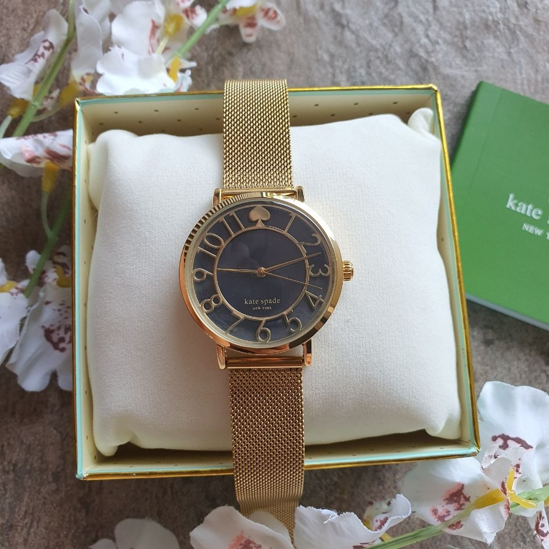 Kate Spade Ladies Watch - Classic Metro Grand Three-Hand Quartz Watch ...