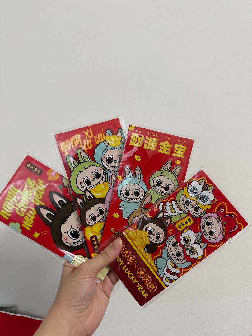 Labubu Red Packet, Everything Else on Carousell