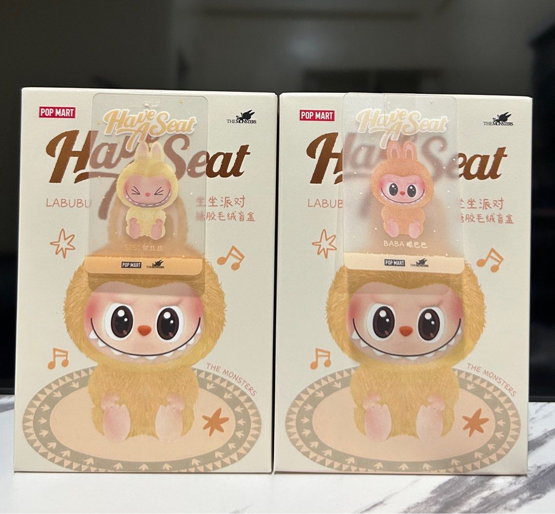 Labubu V2 Baba & Sisi, Hobbies & Toys, Toys & Games on Carousell