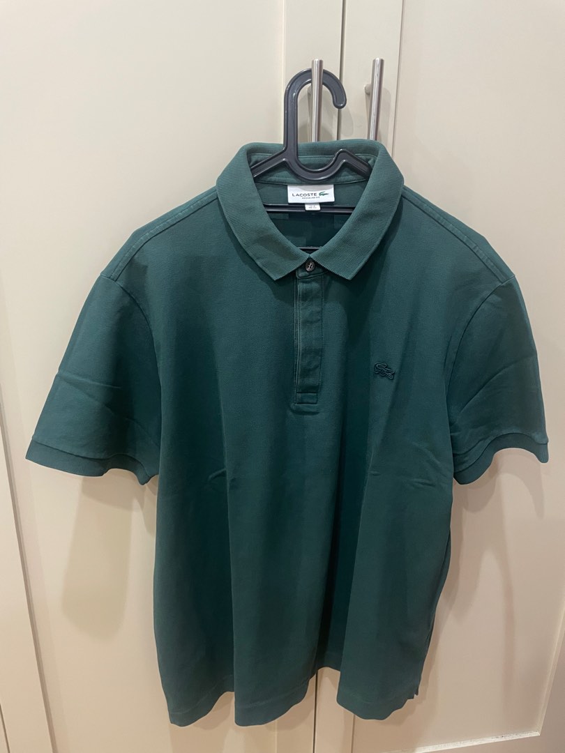 LACOSTE Polo Shirt Paris Regular Fit (Bukan Uniqlo Fred Perry), Fesyen ...