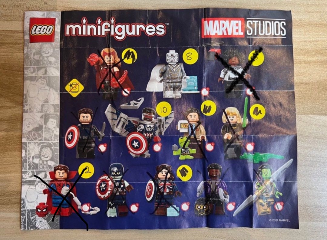 Lego Marvel CMF series 1 71031, Hobbies & Toys, Toys & Games on Carousell