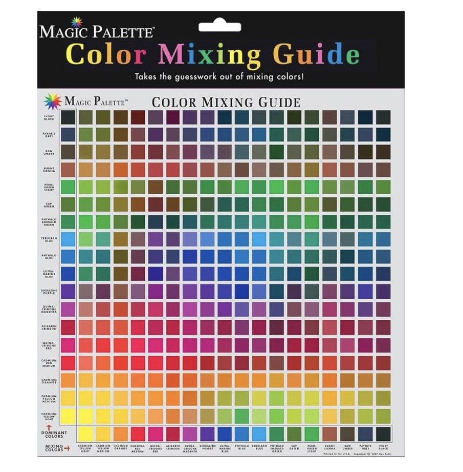 Magic Palette - Color Mixing Guide, Hobbies & Toys, Stationery & Craft ...