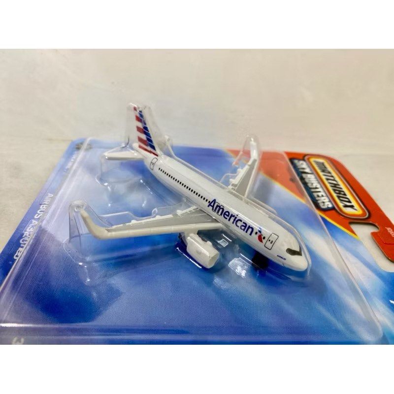 Matchbox AIRBUS A320 NEO White American Sky Busters Passenger New Engine Aerodynamics Aircraft ...