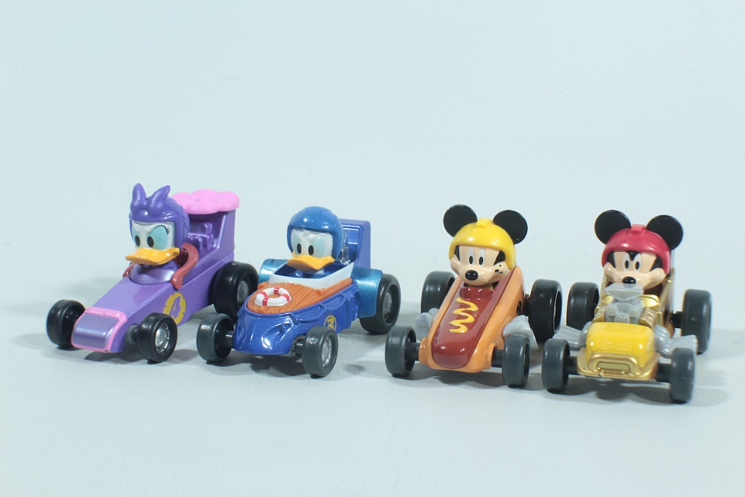 Mattel Disney Mickey/Roadster/Racer/Hot Rod/4 pc/Send offers, Hobbies ...