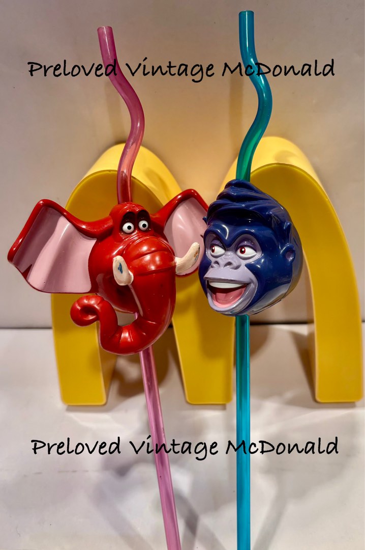 McDonald’s Tarzan Sound Straws 1999, Hobbies & Toys, Toys & Games on ...